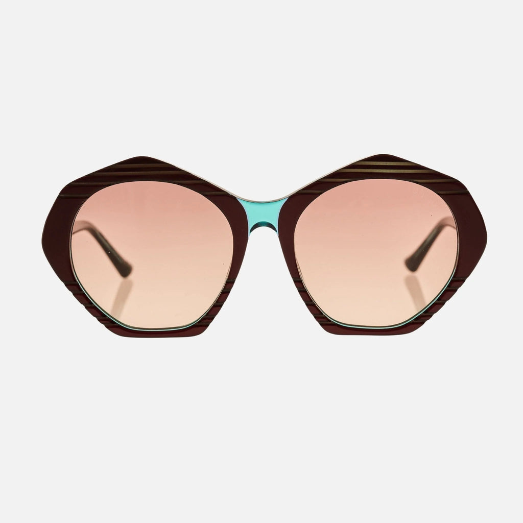 CYMBAL - Tri-Tone Ruby Green | Rose Gradient Bio Lens – The Soho Movement