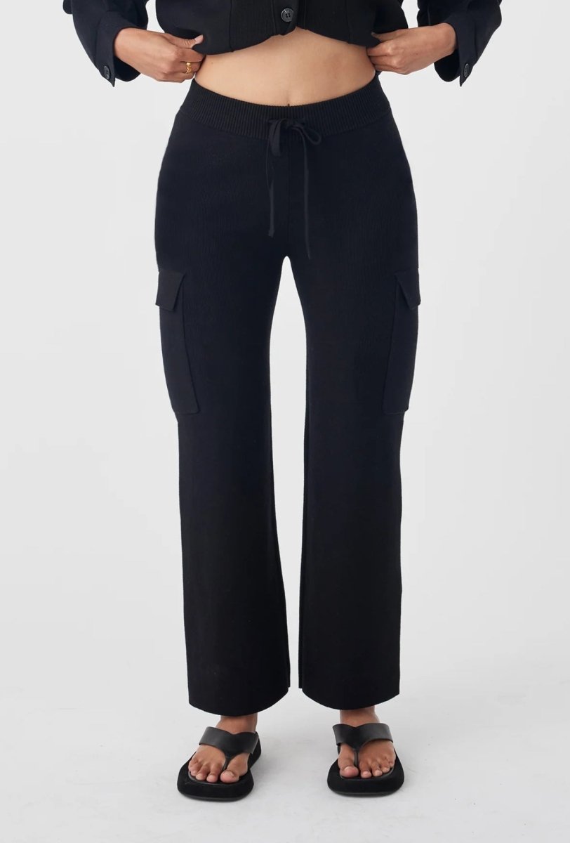 Ace Pant - Black - Knitted pants - The Soho Movement