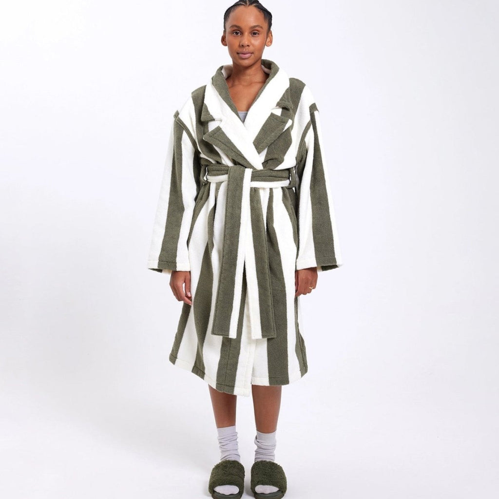 Robe - Matcha Stripes - Robes - The Soho Movement